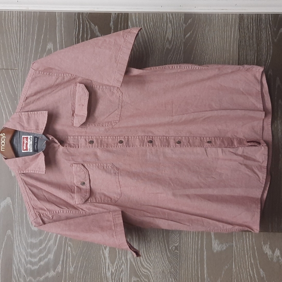 Wrangler | Shirts | Wrangler Confort Flex Brick Red Shirt | Poshmark